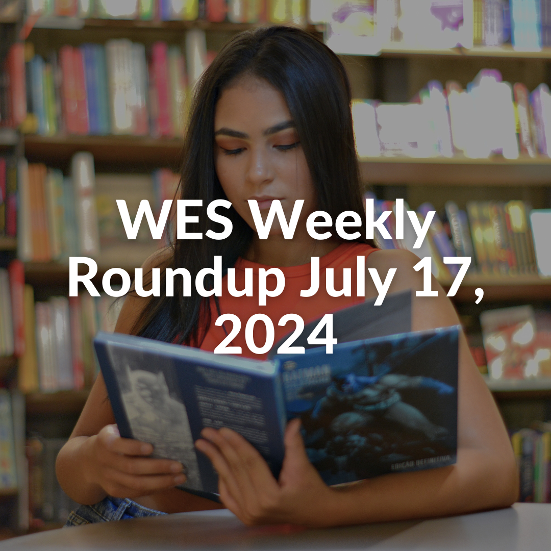 WES Weekly Roundup July 17, 2024 ... Knowledge Mobilization for Settlement