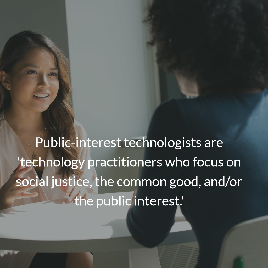 Public Interest Technology - bringing humility to tech ... Knowledge ...